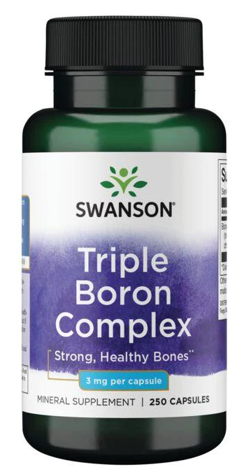 Triple Boron Complex (Комплекс тройного бора) 3 мг 250 капсул (Swanson ...